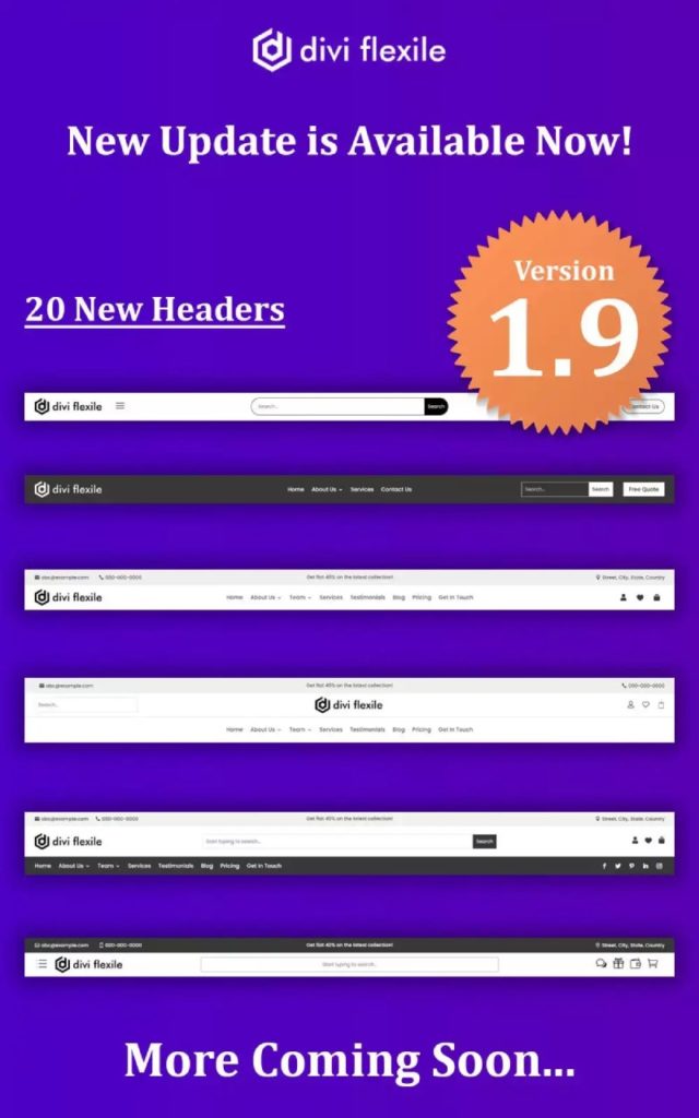 130 Custom Divi Header Layouts With Great Design | Try Today